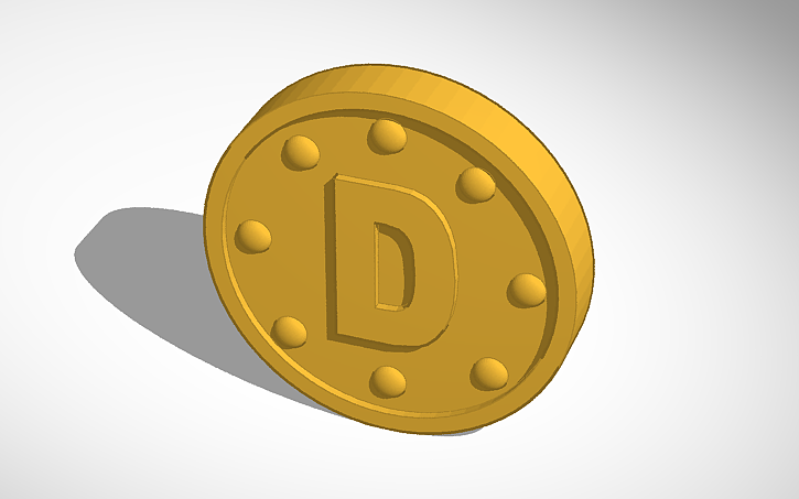3D design Dabloon - Tinkercad