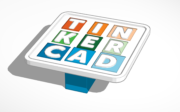 3D design tinkercad symbol - Tinkercad