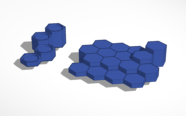 3D design Modular Miniature Stand - Tinkercad