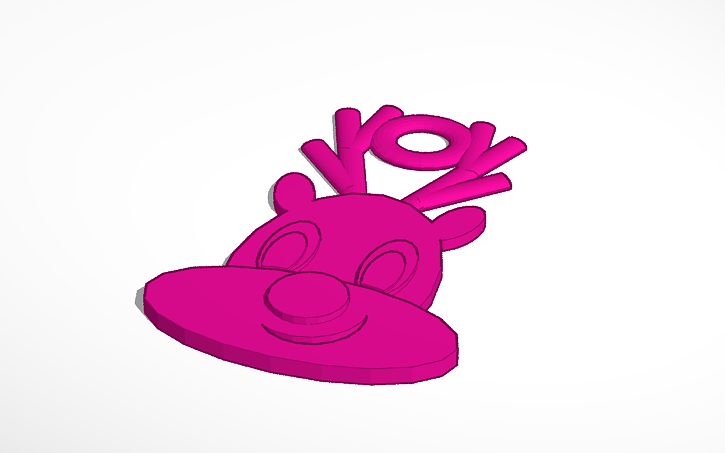 3D design 2017 Reindeer - Tinkercad