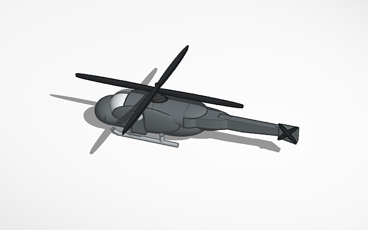 3D design Helicopter - Tinkercad