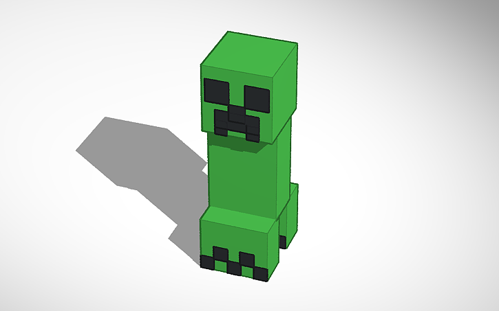 3D design creeper - Tinkercad