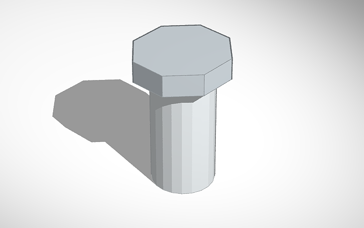 3D design Bolt - Tinkercad