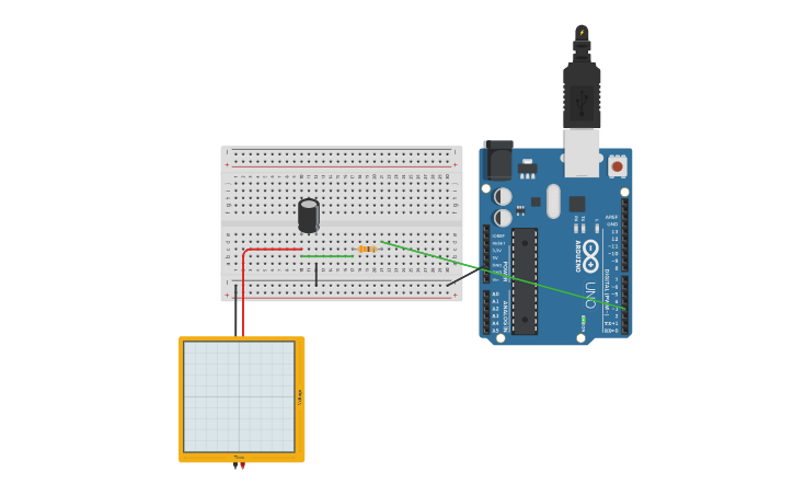 Circuit design Arduino 4 Waveforms Generator - Tinkercad