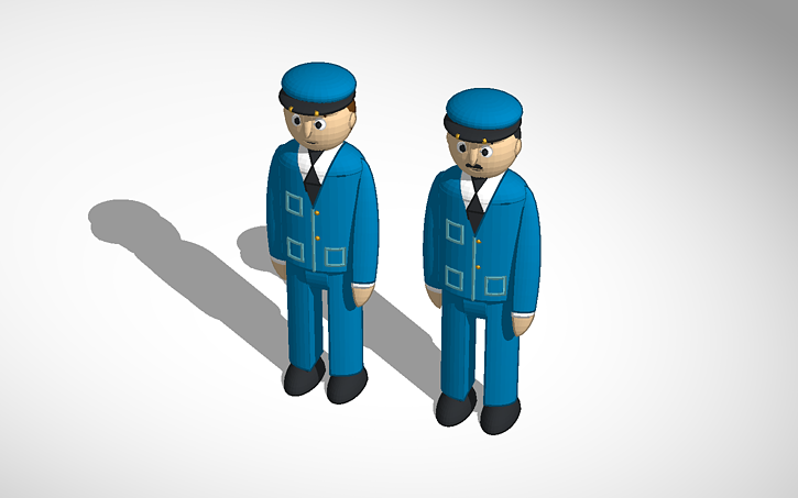 3D design Driver and Firemen | Tinkercad