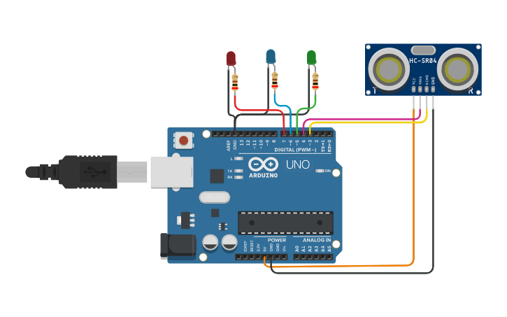 Circuit design IoT project - Tinkercad