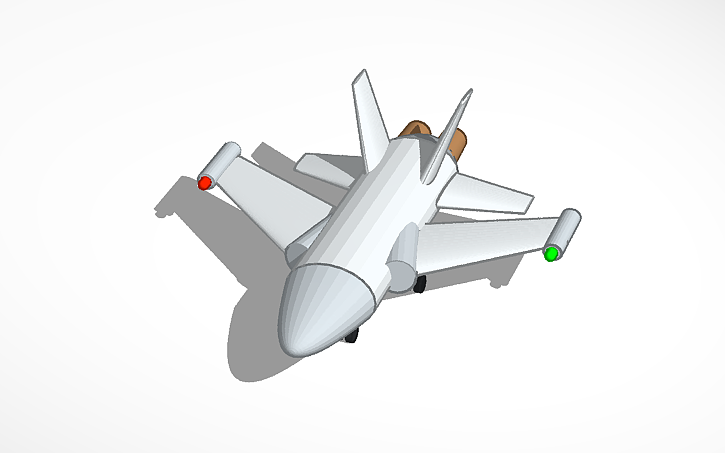 3D design 7th-Generation Fighter - Tinkercad