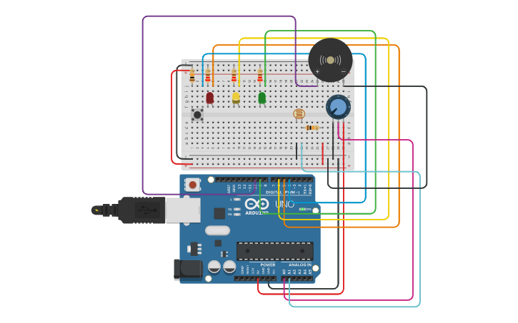 Circuit design Desafio 5 - Tinkercad