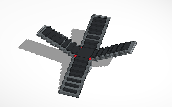 3D design Splash three way stairs | Tinkercad