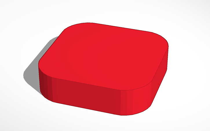 3D design Rounded box - Tinkercad