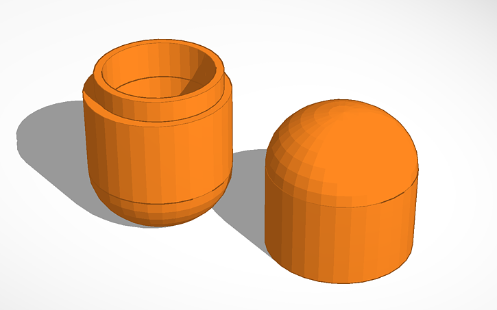 3D design Tic-Tac container | Tinkercad