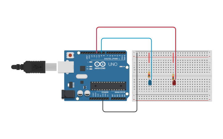 Circuit design Copy of Operador - Tinkercad