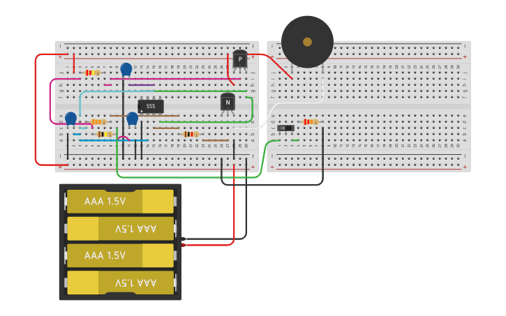 Circuit design Assignment Circuit with buzzer Syahmi - Tinkercad