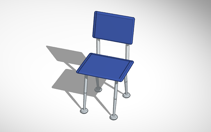 3D design chair - Tinkercad