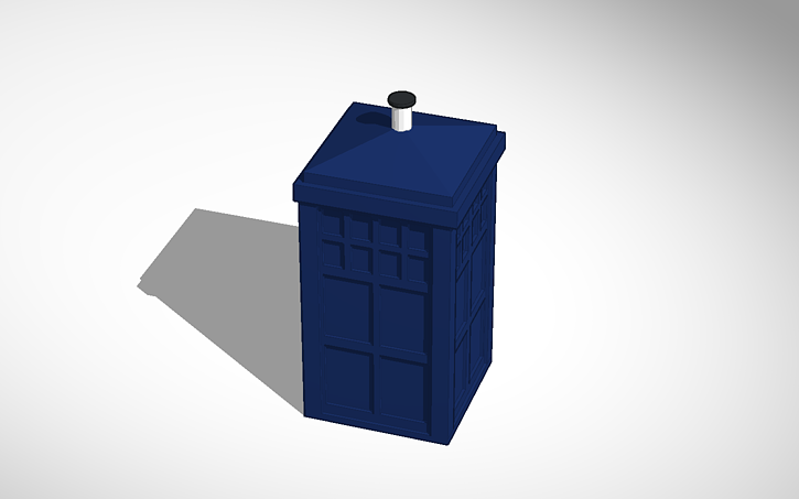 3D design TARDIS | Tinkercad