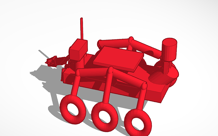 3D design Mars Rover - Luke - Mr. Fritz - Tinkercad
