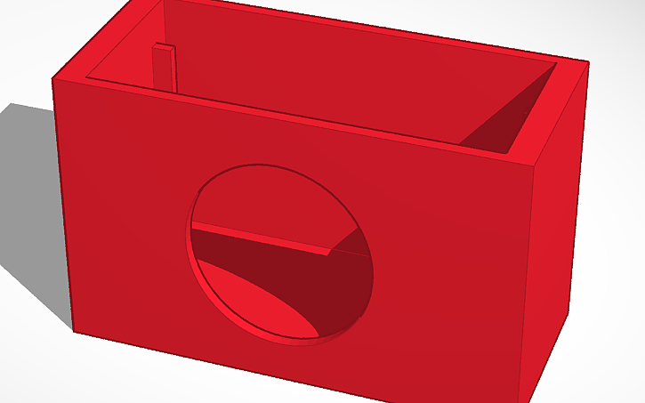 3D design PIR CASE - Tinkercad