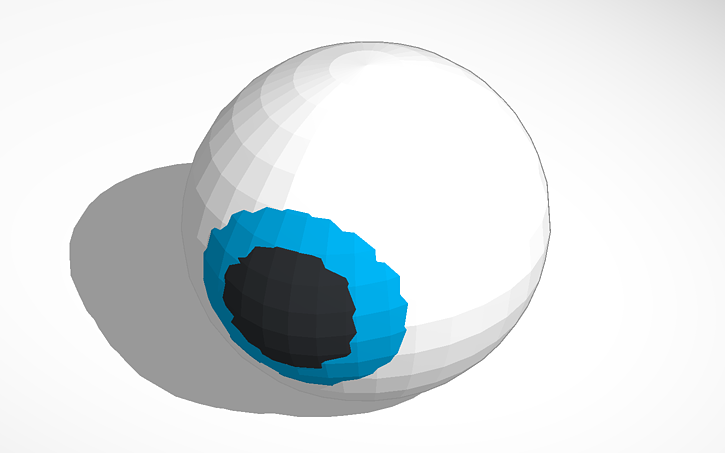 3D design Robotic eye idea - Tinkercad