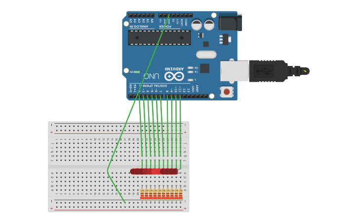 Circuit design Copy of Самостоятельная работа 2,2 - Tinkercad