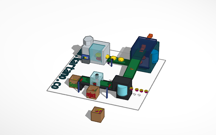 3D design production floor - Tinkercad
