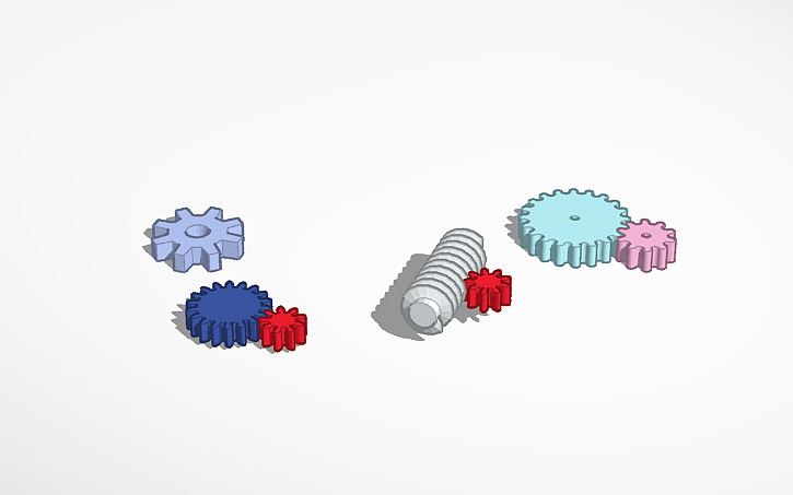 3D design Gears - Tinkercad