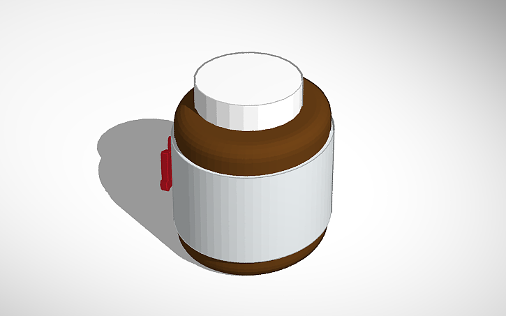 3D design Nutella - Tinkercad