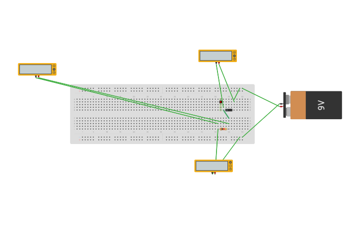 Circuit design Forward biased diode - Tinkercad