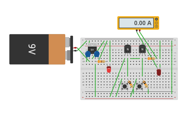 Circuit design And Gate - Tinkercad