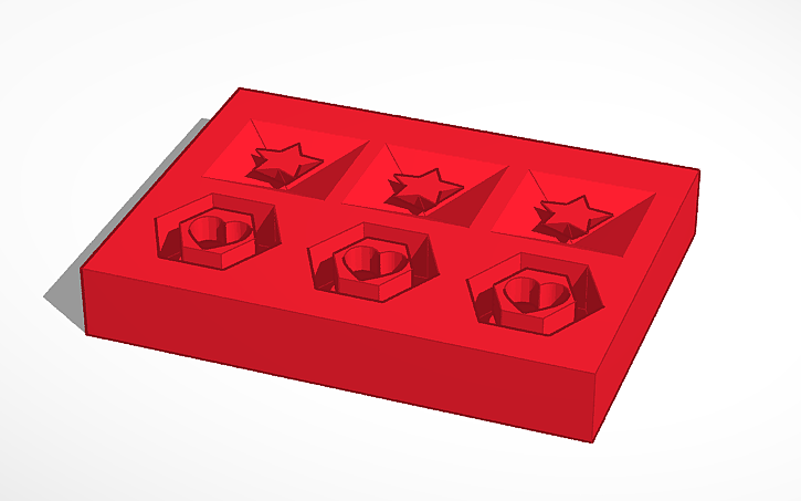3D design Custom Ice Tray - Tinkercad