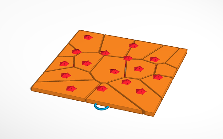 3d Design Diamonds Key String Tinkercad