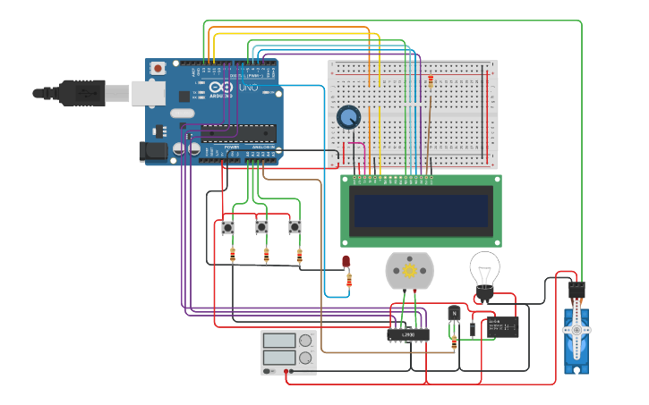 Circuit design Menu + submenu - Tinkercad