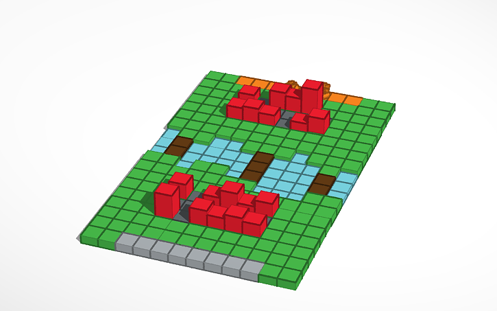 3D design Medium map - Tinkercad