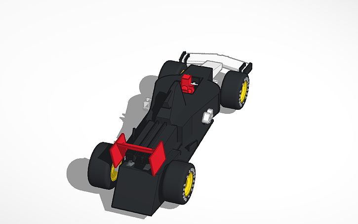 3D design F1 dragster - Tinkercad