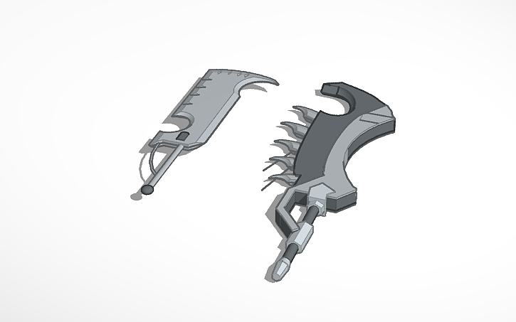 3D design Monster Hunter Ravager Blade & Buster Sword | Tinkercad