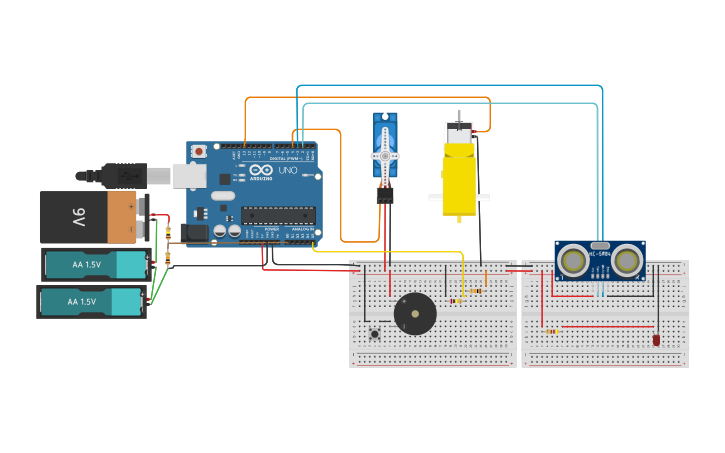 Circuit design Ardutester - Tinkercad