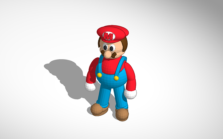 3D design mario - Tinkercad