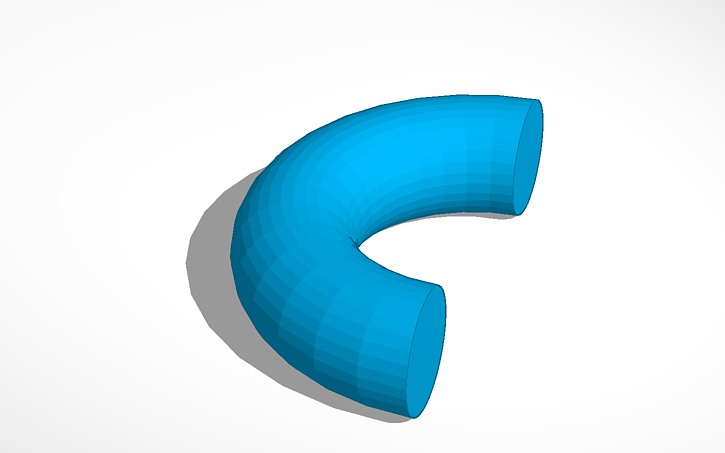 3d Design Half Torus Tinkercad