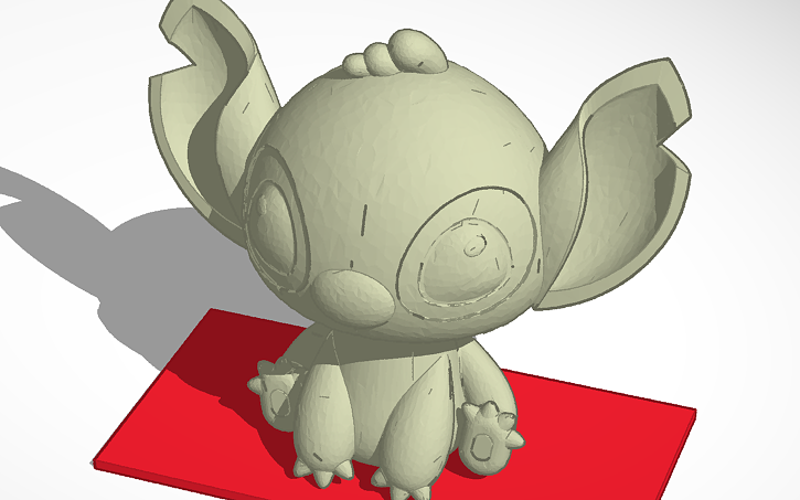 3D design Stitch - Tinkercad