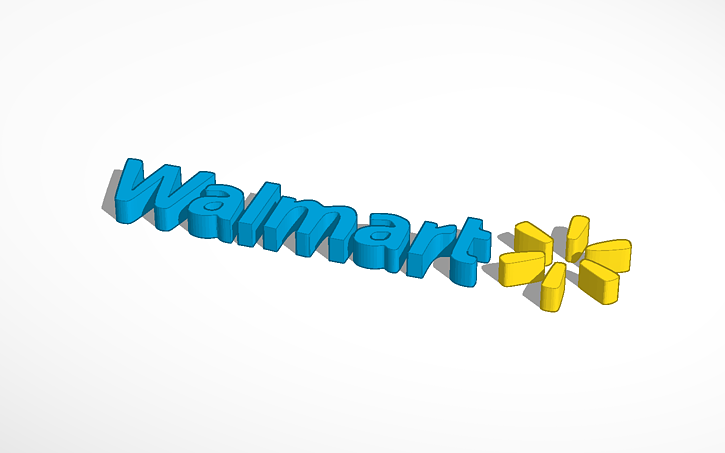 3D design Walmart - Tinkercad