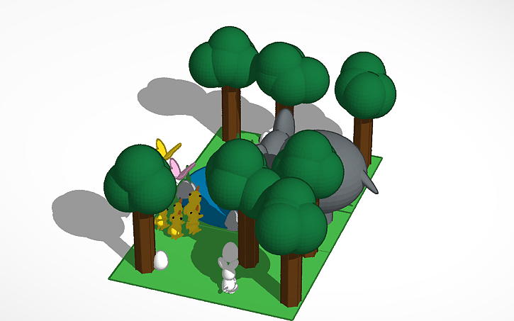 3D design Bosque - Tinkercad