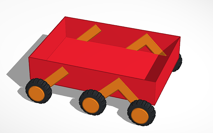 3D design 7C Mars Aracı - Tinkercad