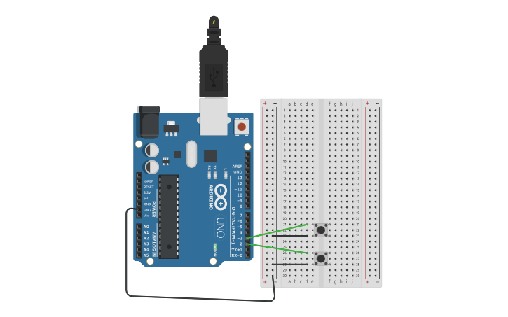 Circuit Design Counting To 10 With Arduino Library Tinkercad 3200