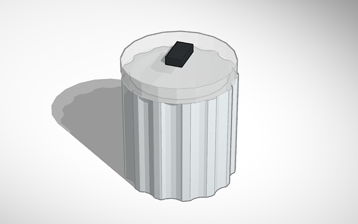 3D design Trash Can - Tinkercad