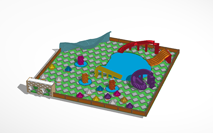 3D design Parque Acuático | Tinkercad
