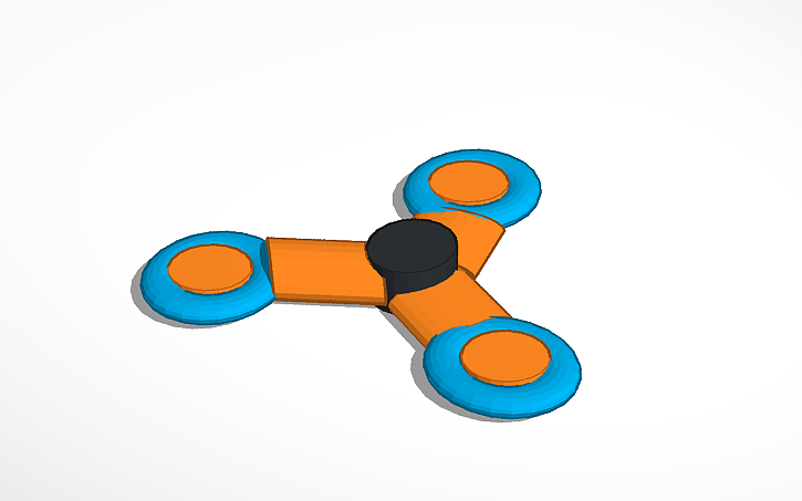 3D design fidget spinner - Tinkercad