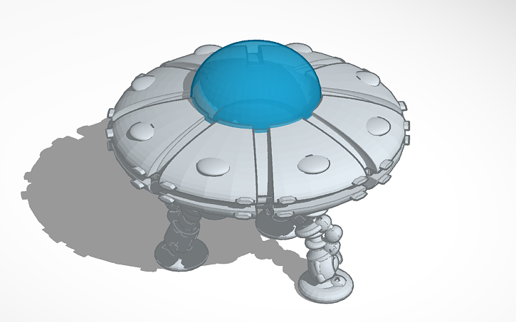 3D design UFO - Tinkercad