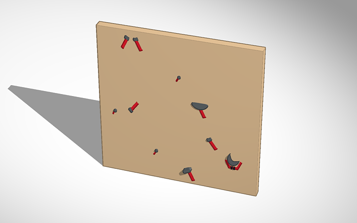 3D design Climbing wall - Tinkercad