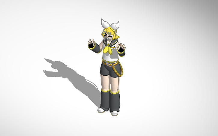 3D design Kagamine Rin (Gift) - Tinkercad