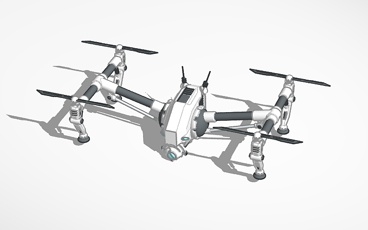 3D design KSDD-X1A - The "Kestrel" Seeker Drone Droid - Tinkercad