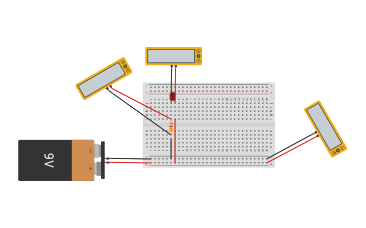 Circuit design Simple Circuit 2 - Tinkercad